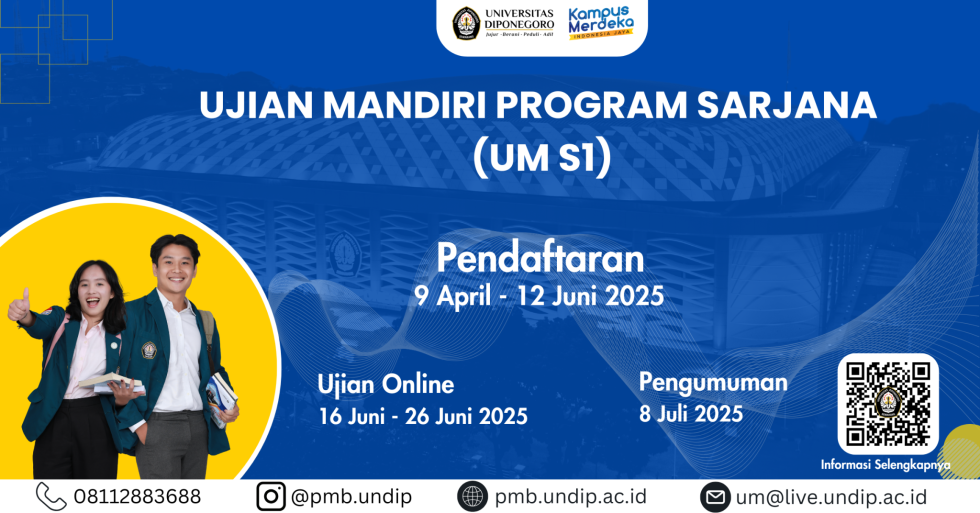 FPP Undip Buka PMB Jalur Ujian Mandiri TA 2025/2026 - Fakultas ...